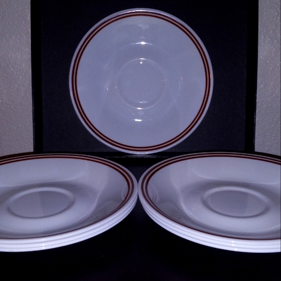 Corelle | Dining | Rare Htf Vintage Corelle Batik Saucers Set Of 7 ...